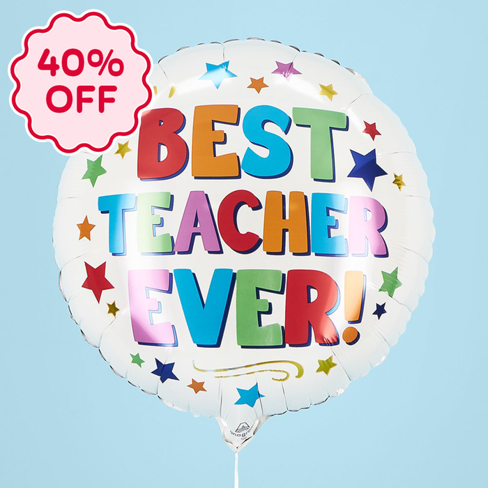 Best Teacher Ever Balloon | Moonpig
