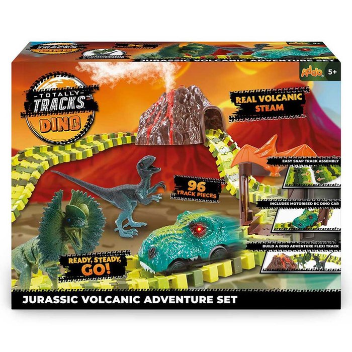 Totally Tracks Jurassic Volcanic Adventure Playset | Moonpig