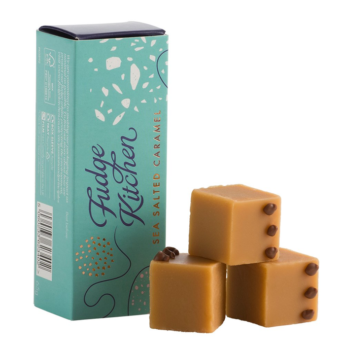 Fudge Kitchen Trio Sea Salted Caramel Fudge Slider 65g | Moonpig