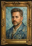 Painted Portrait Great Dad Face Photo Upload Card | Moonpig Ireland