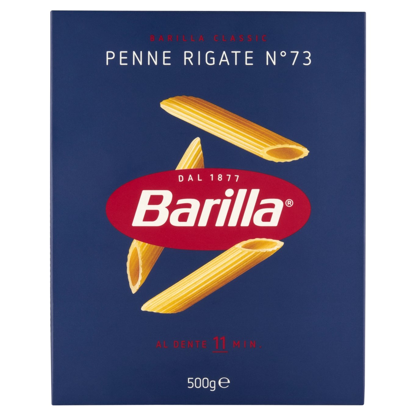 Barilla Penne Rigate semolinové těstoviny sušené 500g | BILLA e-shop