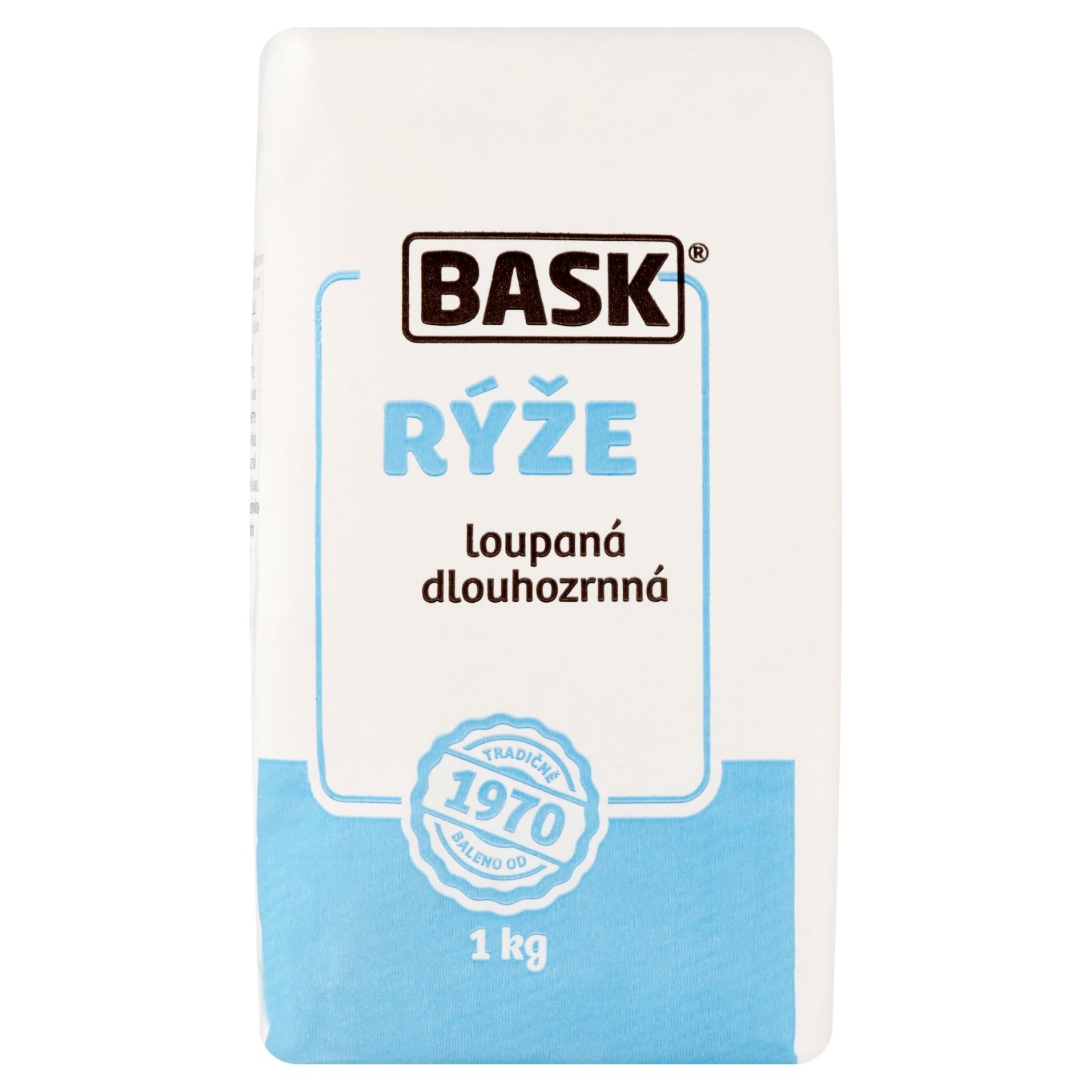 Bask Rýže loupaná dlouhozrnná 1kg | BILLA e-shop