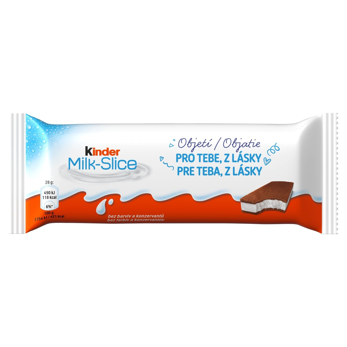 Kinder Milk Slice 28g | BILLA e-shop