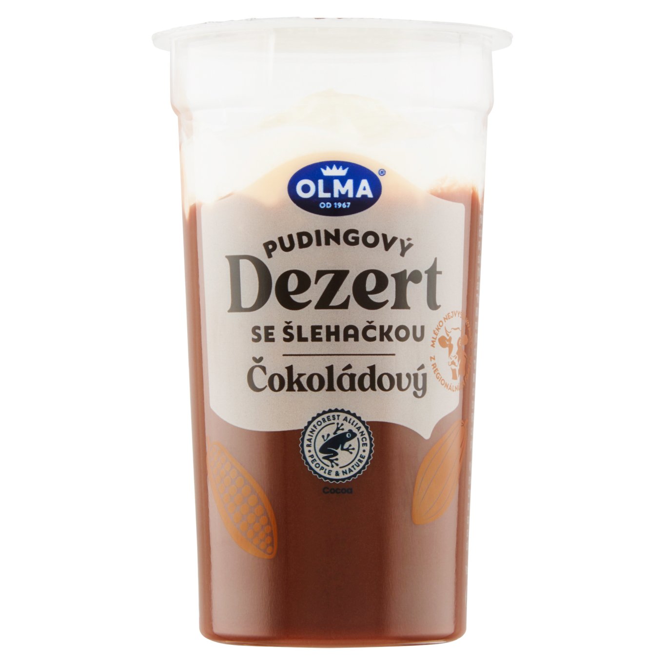 Olma Dezert Pudingový se šlehačkou čokoládový 200g | BILLA e-shop