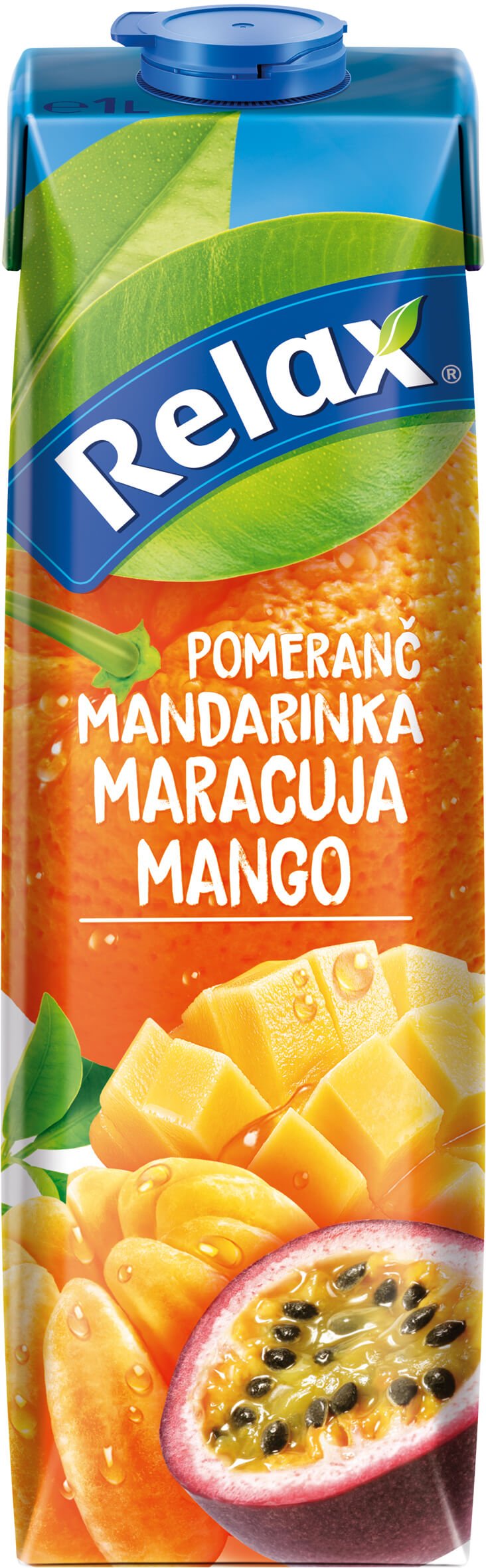 Relax Pomeranč mandarinka maracuja mango 1l | BILLA e-shop
