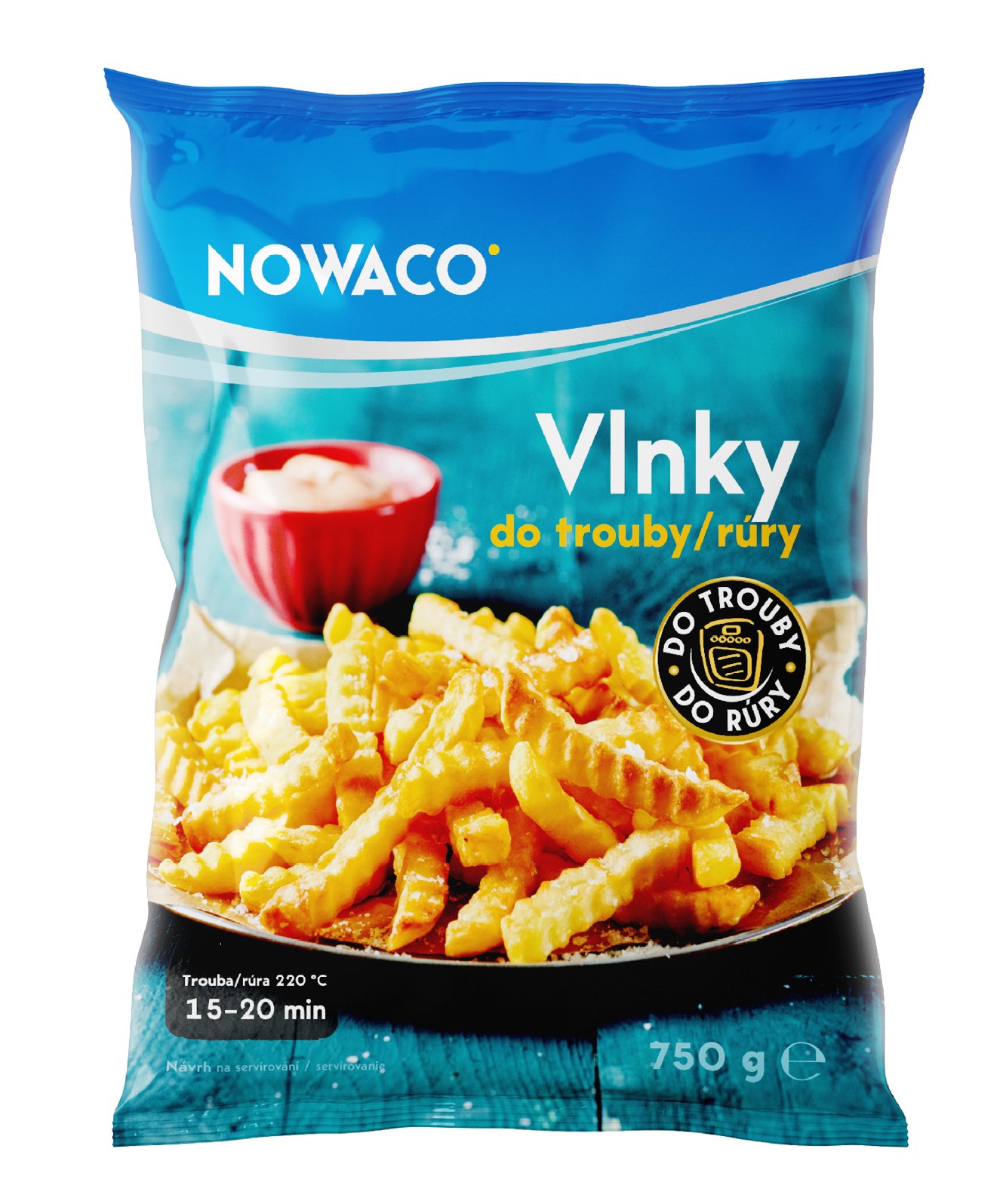 Vlnky do trouby Nowaco 750 g | BILLA e-shop