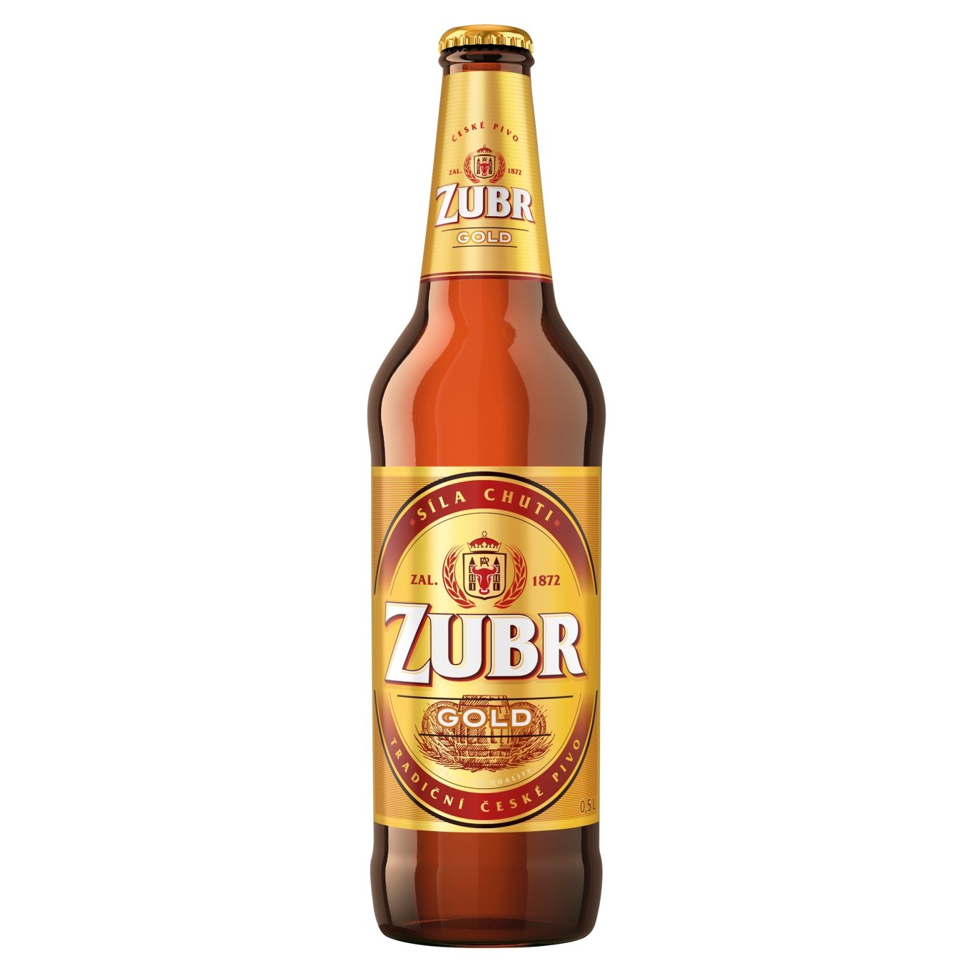 Zubr Gold světlé výčepní pivo 0,5l | BILLA e-shop