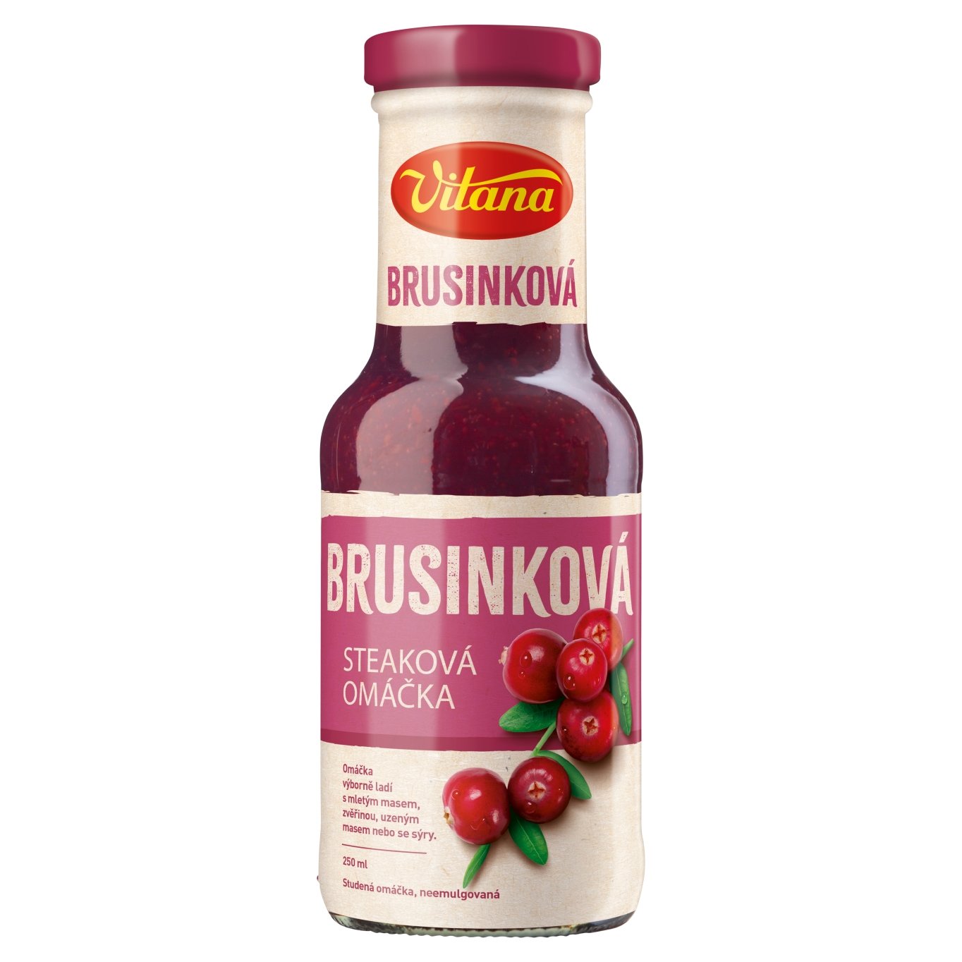 Vitana Steaková brusinková omáčka 250ml | BILLA e-shop