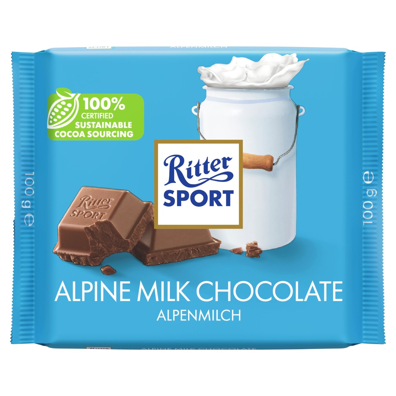Ritter Sport Mléčná čokoláda 100g | BILLA e-shop