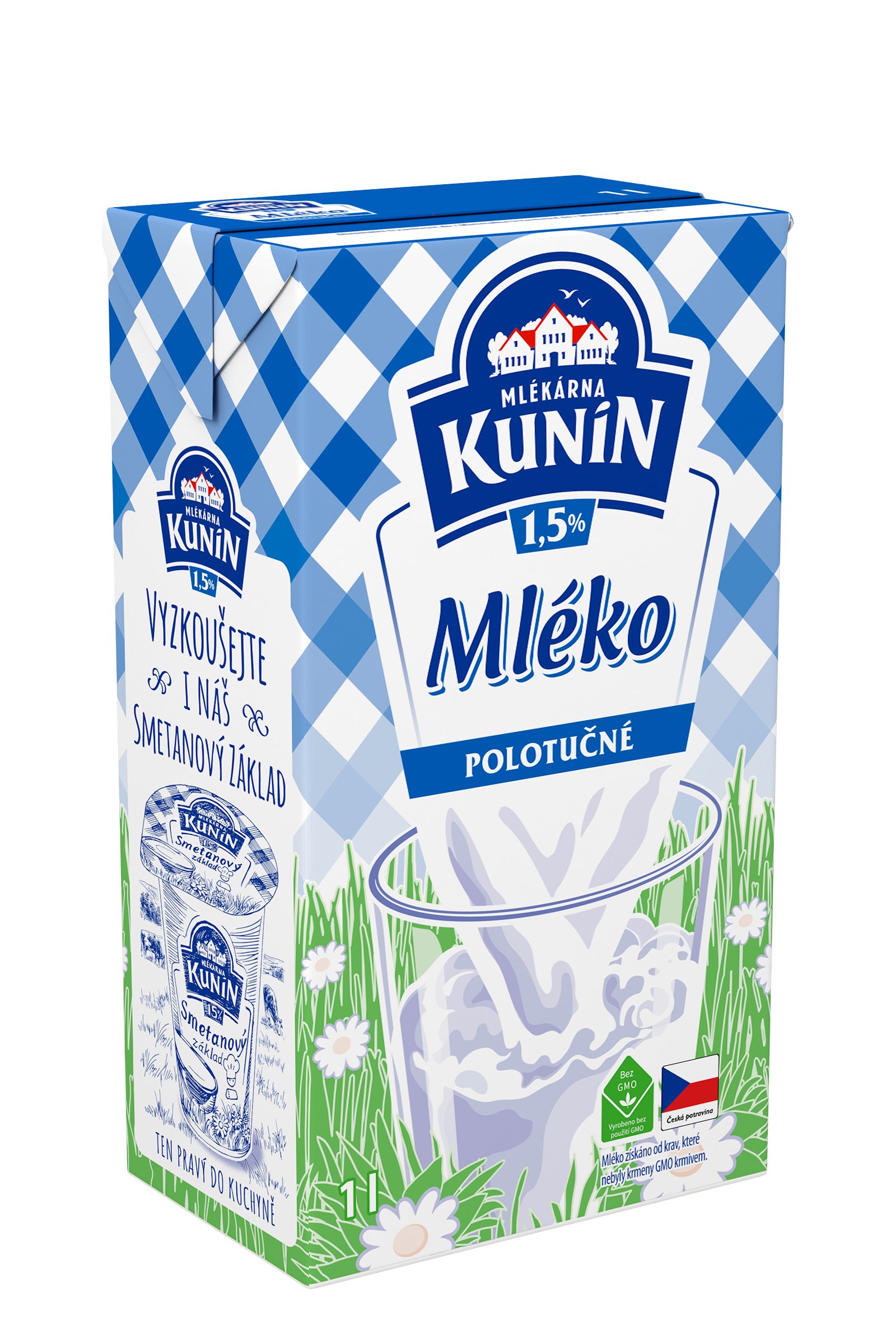 Kunín mléko UHT 1,5% 1L | BILLA e-shop