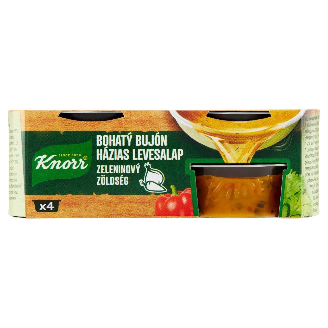 Knorr Bohatý Bujón Zeleninový 4 x 28g (112g) | BILLA e-shop