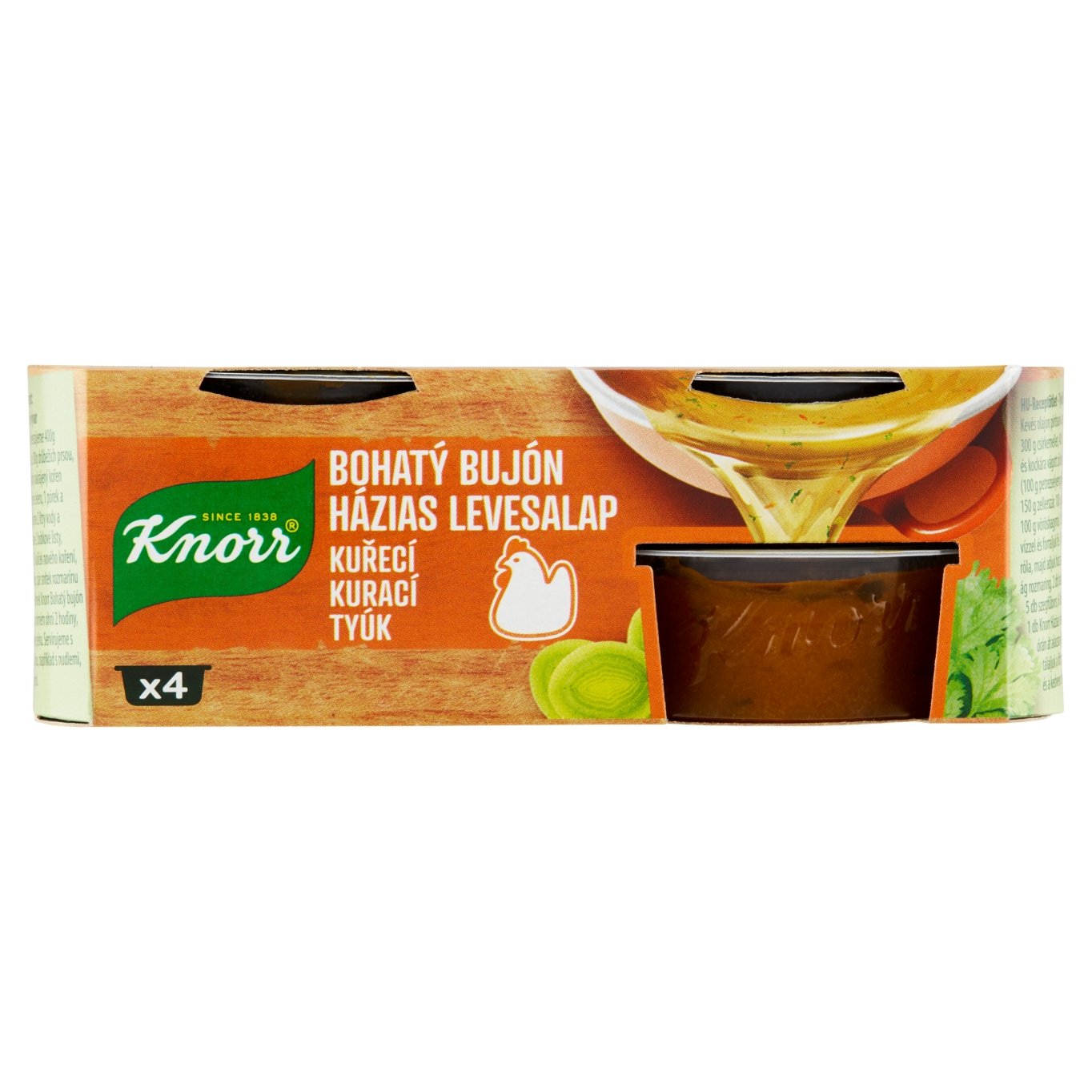 Knorr Bohatý Bujón Kuřecí 4 x 28g (112g) | BILLA e-shop