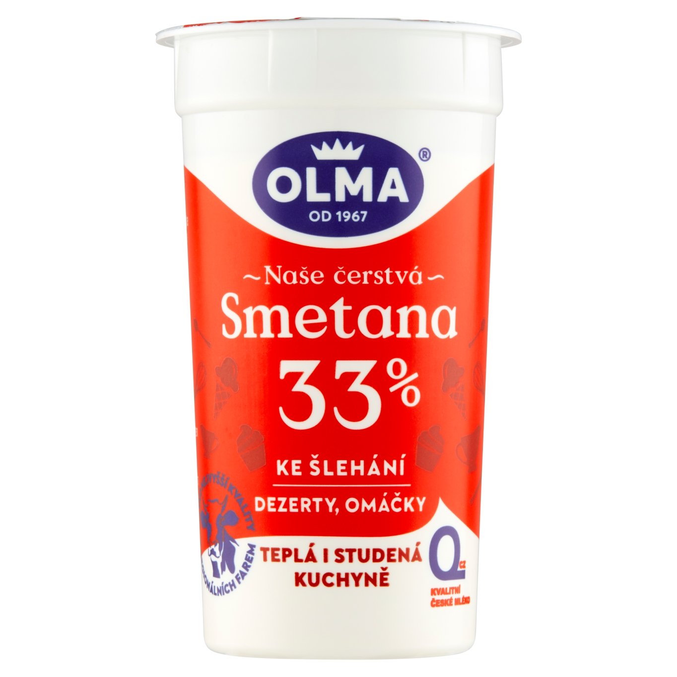 Olma Smetana ke šlehání 33 % 200g | BILLA e-shop