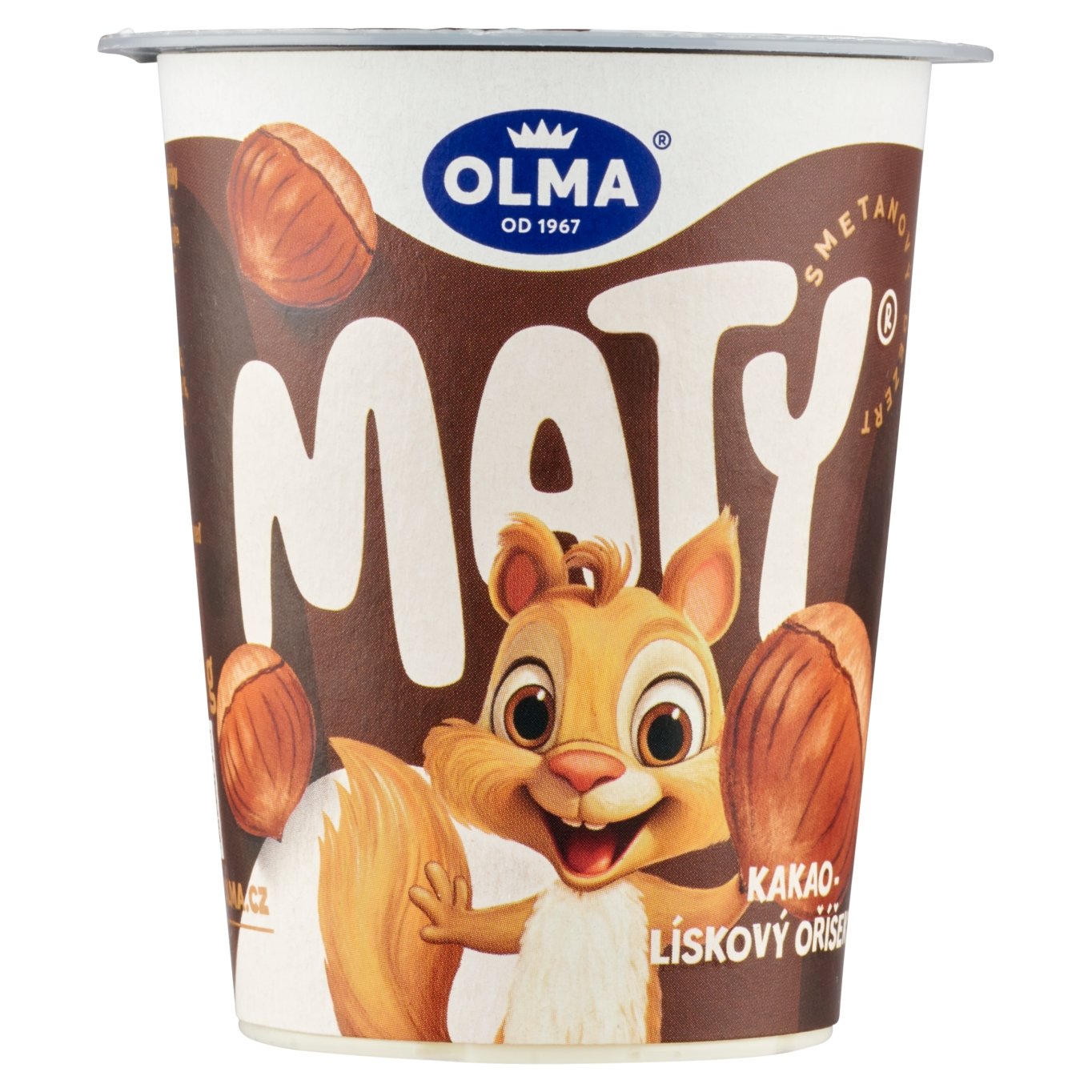 Olma Maty Smetanový dezert kakao lískový oříšek 110g | BILLA e-shop