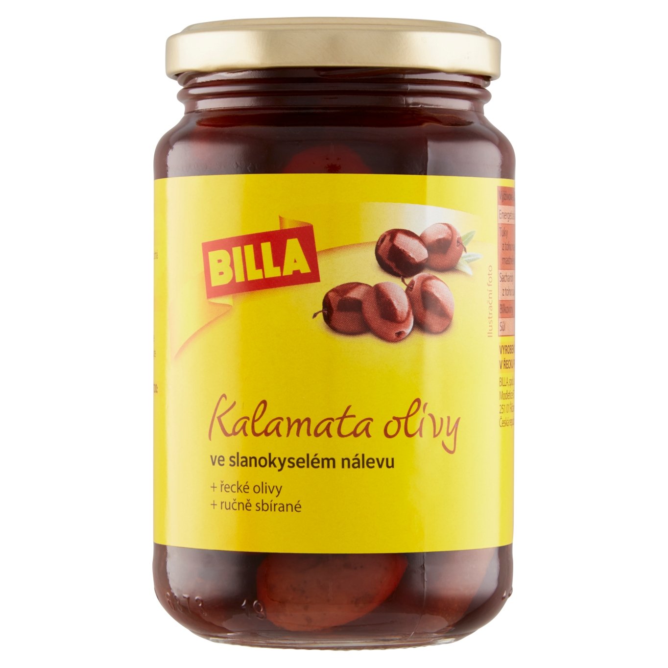 BILLA Kalamata olivy ve slanokyselém nálevu 350g | BILLA e-shop
