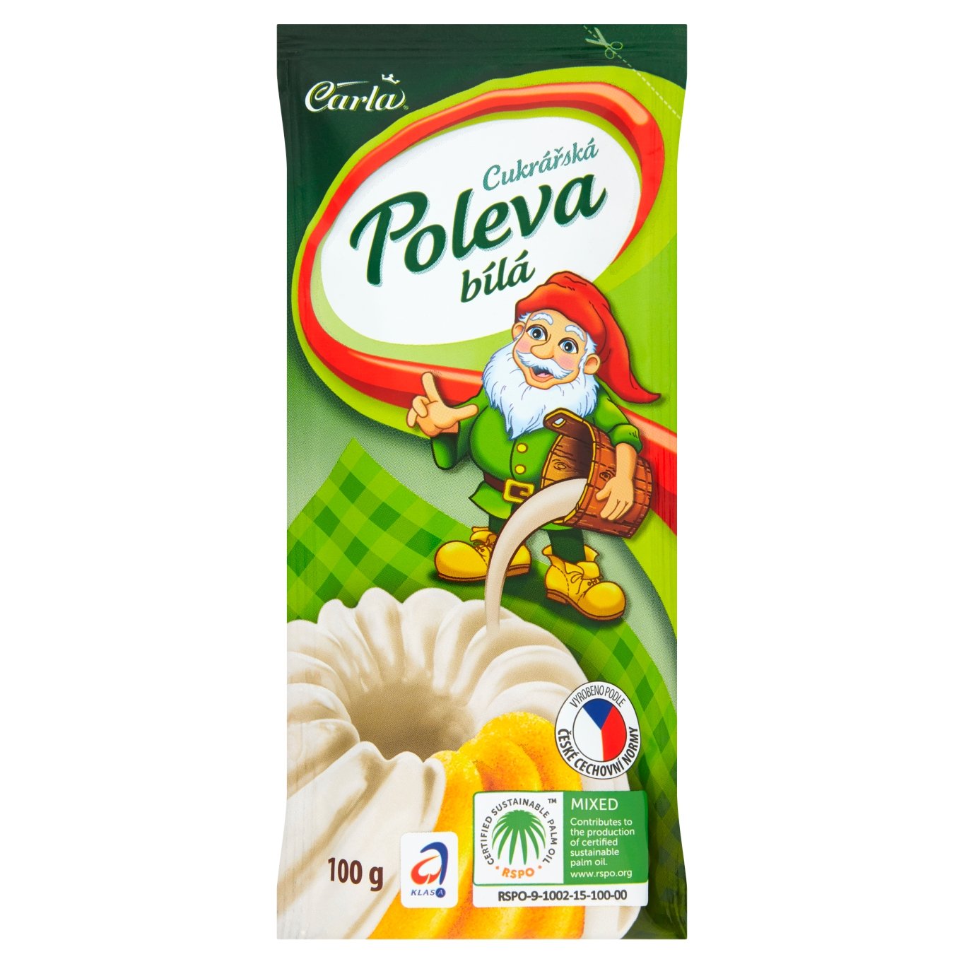 Carla Cukrářská poleva bílá 100g | BILLA e-shop