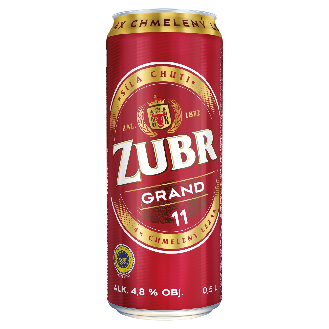 Zubr Grand 11 pivo světlý ležák 0,5l | BILLA e-shop
