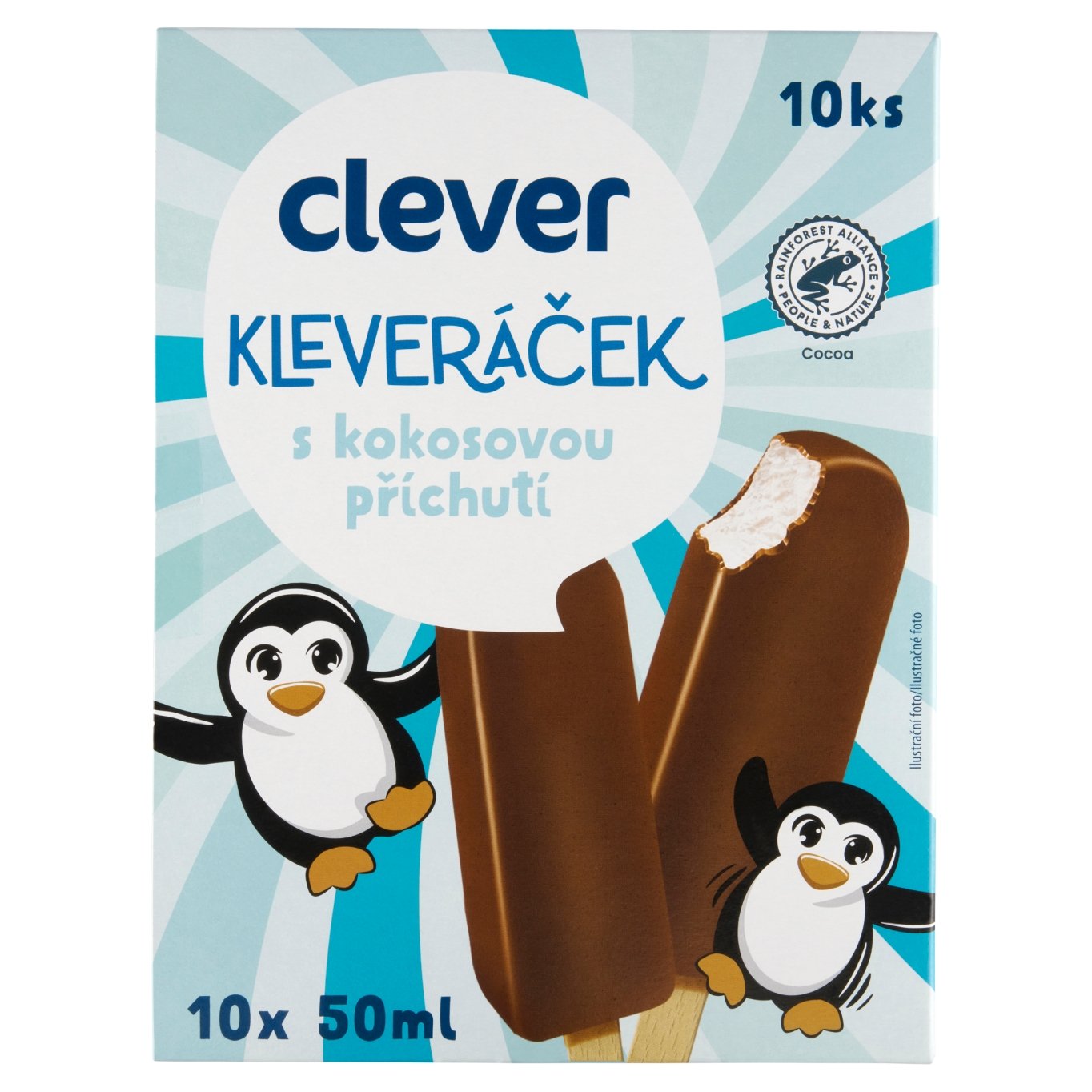 clever Kleveráček s kokosovou příchutí 10 x 50ml (500ml) | BILLA