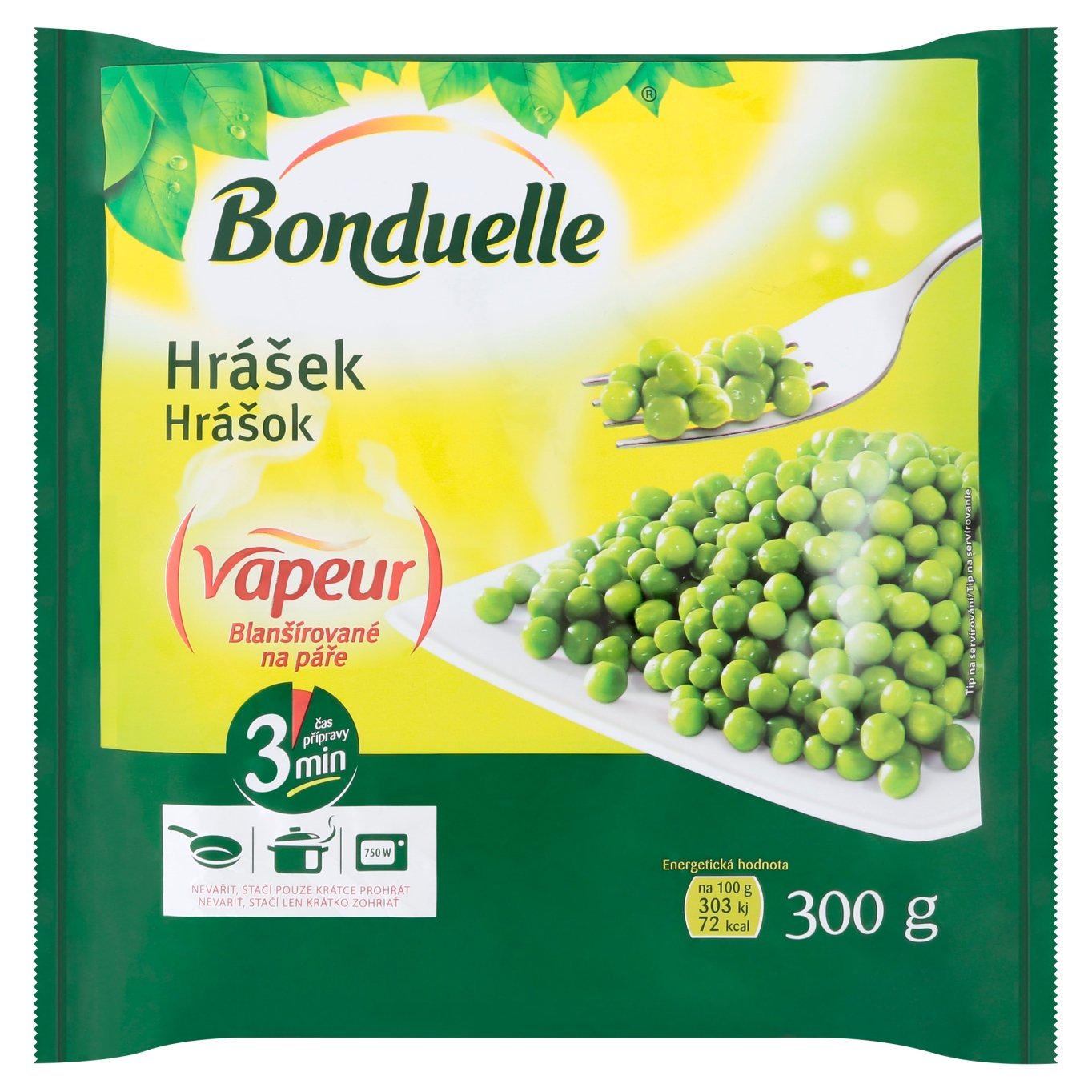Bonduelle Vapeur Hrášek 300g | BILLA e-shop