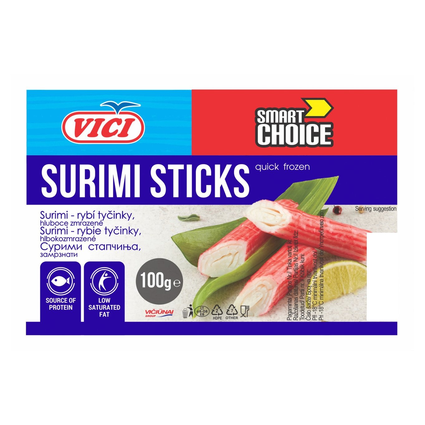 Vici Surimi rybí tyčinky 100g | BILLA e-shop