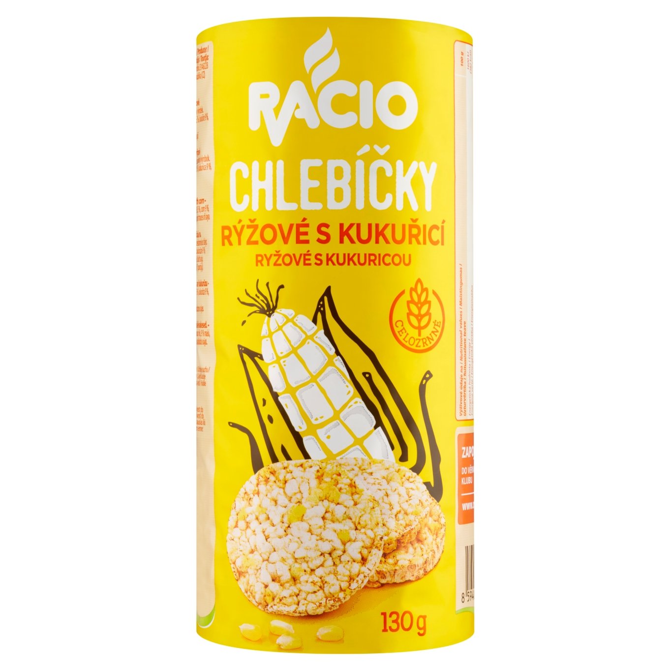 Racio Chlebíčky rýžové s kukuřicí 130g | BILLA e-shop