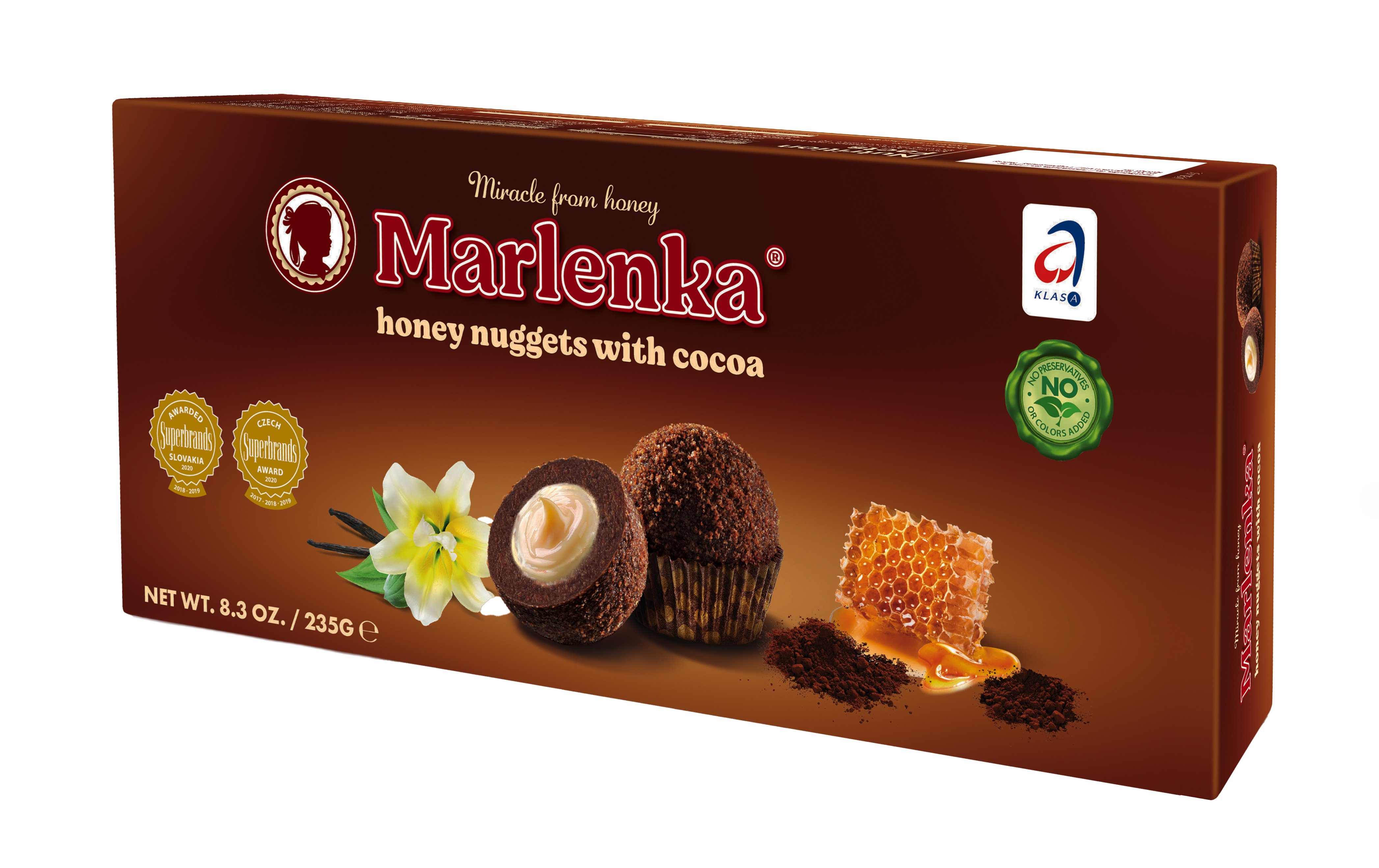 Marlenka Kakaové medové kuličky 235g | BILLA e-shop