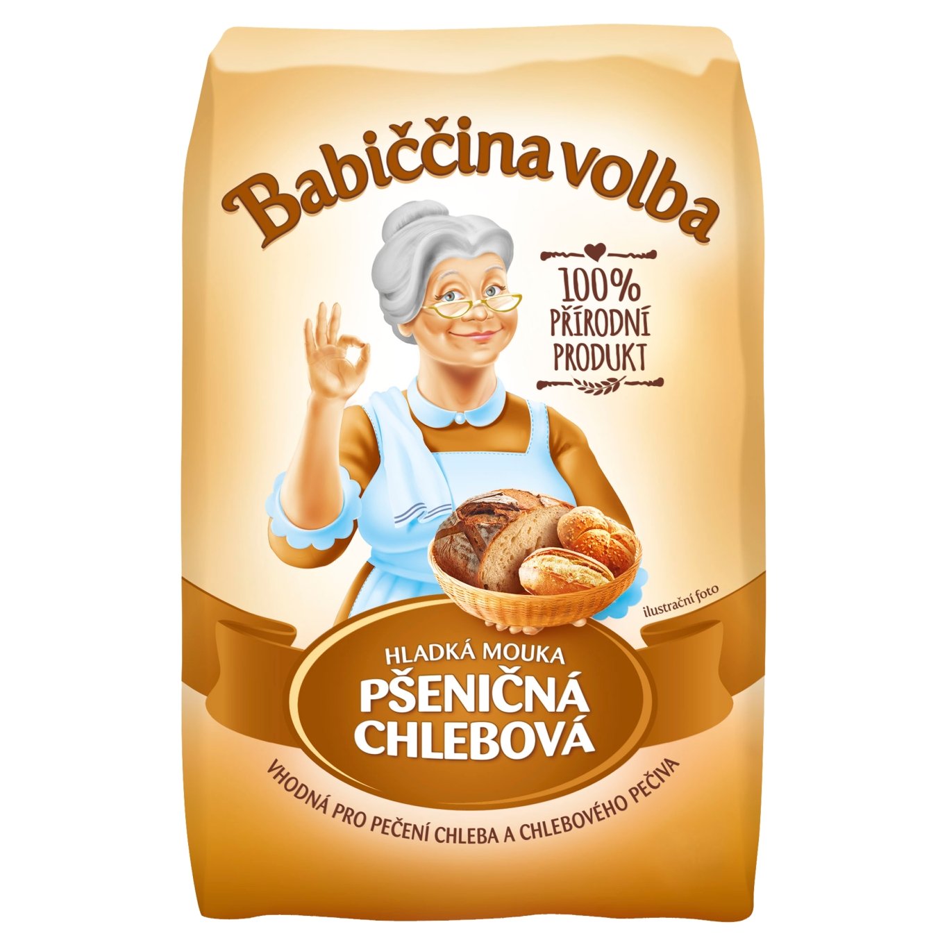 Babiččina Volba Pšeničná mouka hladká chlebová 1kg | BILLA