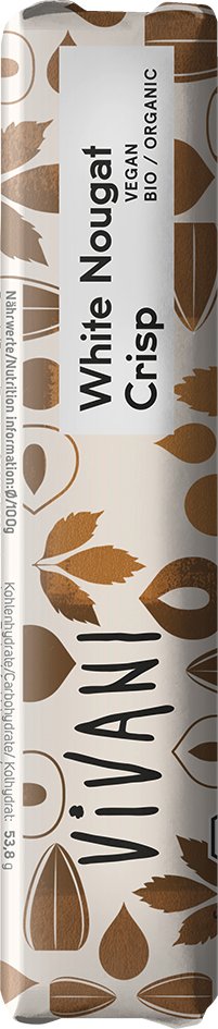 Bio vegan bílý nugát tyčinka s oříšky VIVANI 35 g | BILLA e-shop
