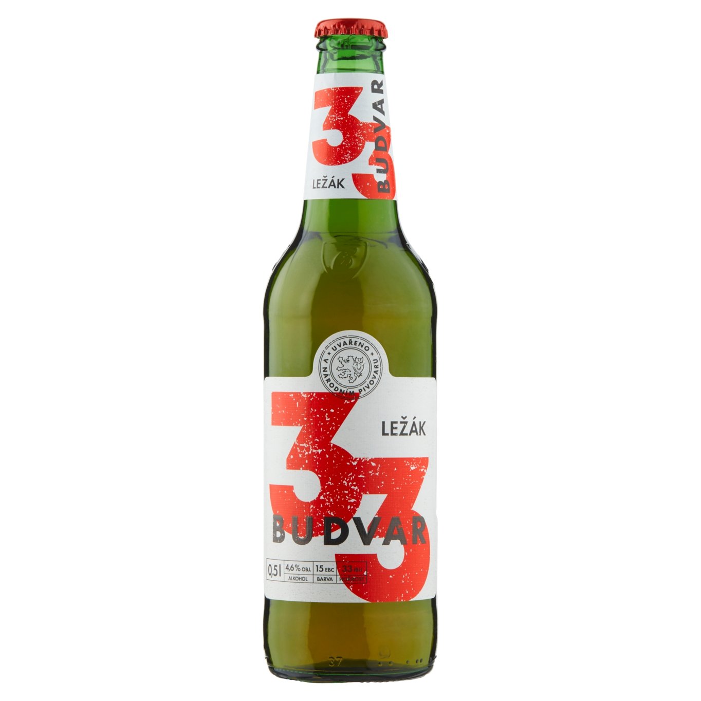 Budvar 33 ležák 0,5l | BILLA e-shop