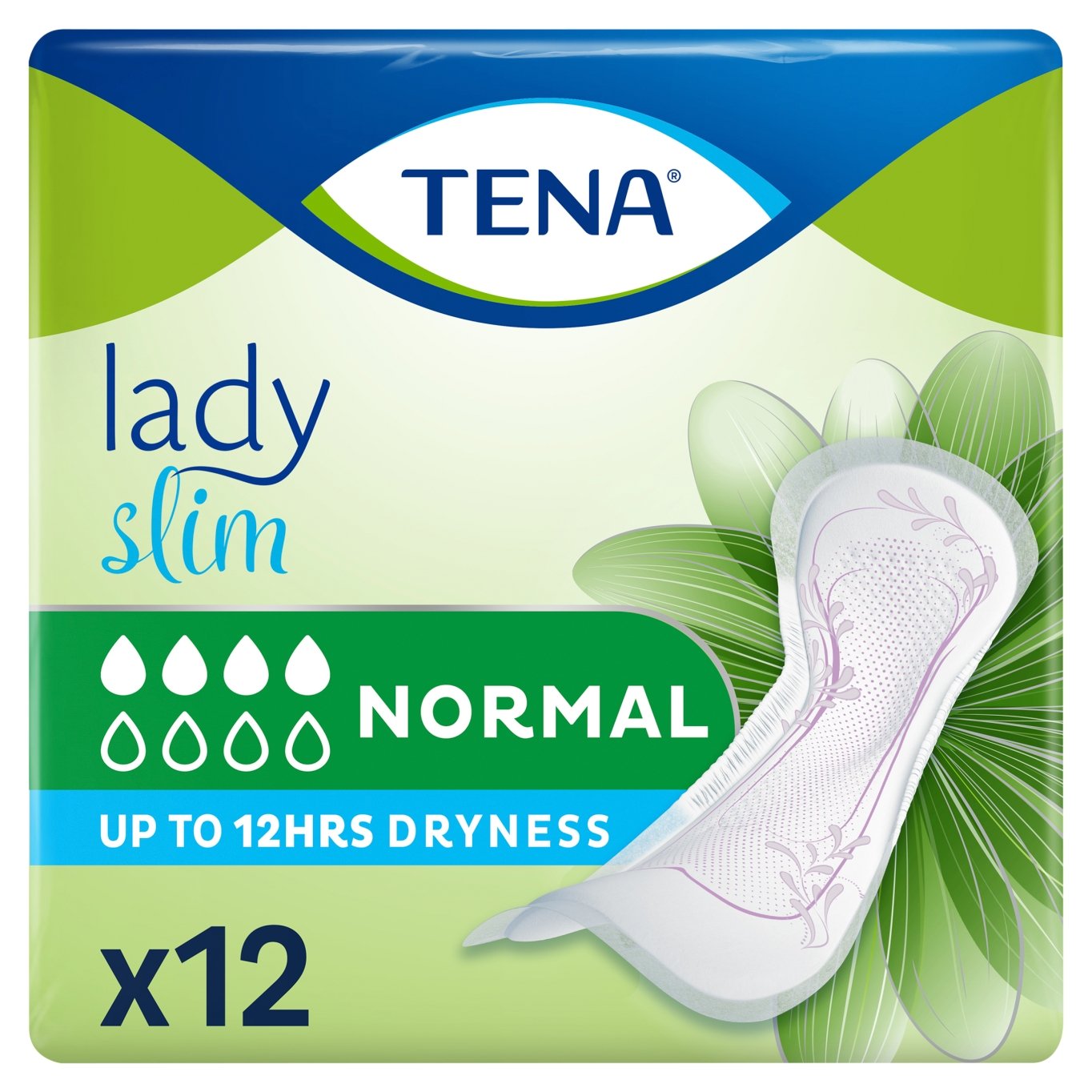 Tena Lady Slim Normal inkotinenční vložky 12 ks | BILLA e-shop
