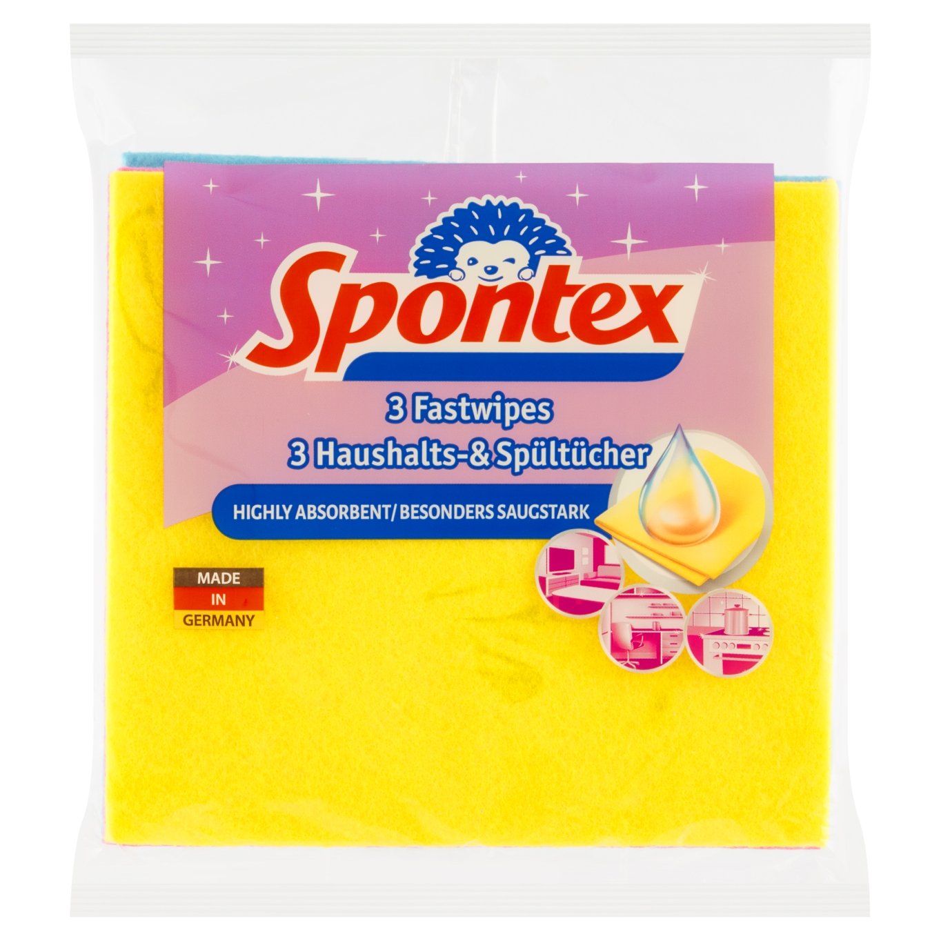 Spontex Fastwipes víceúčelová utěrka 3 ks | BILLA e-shop