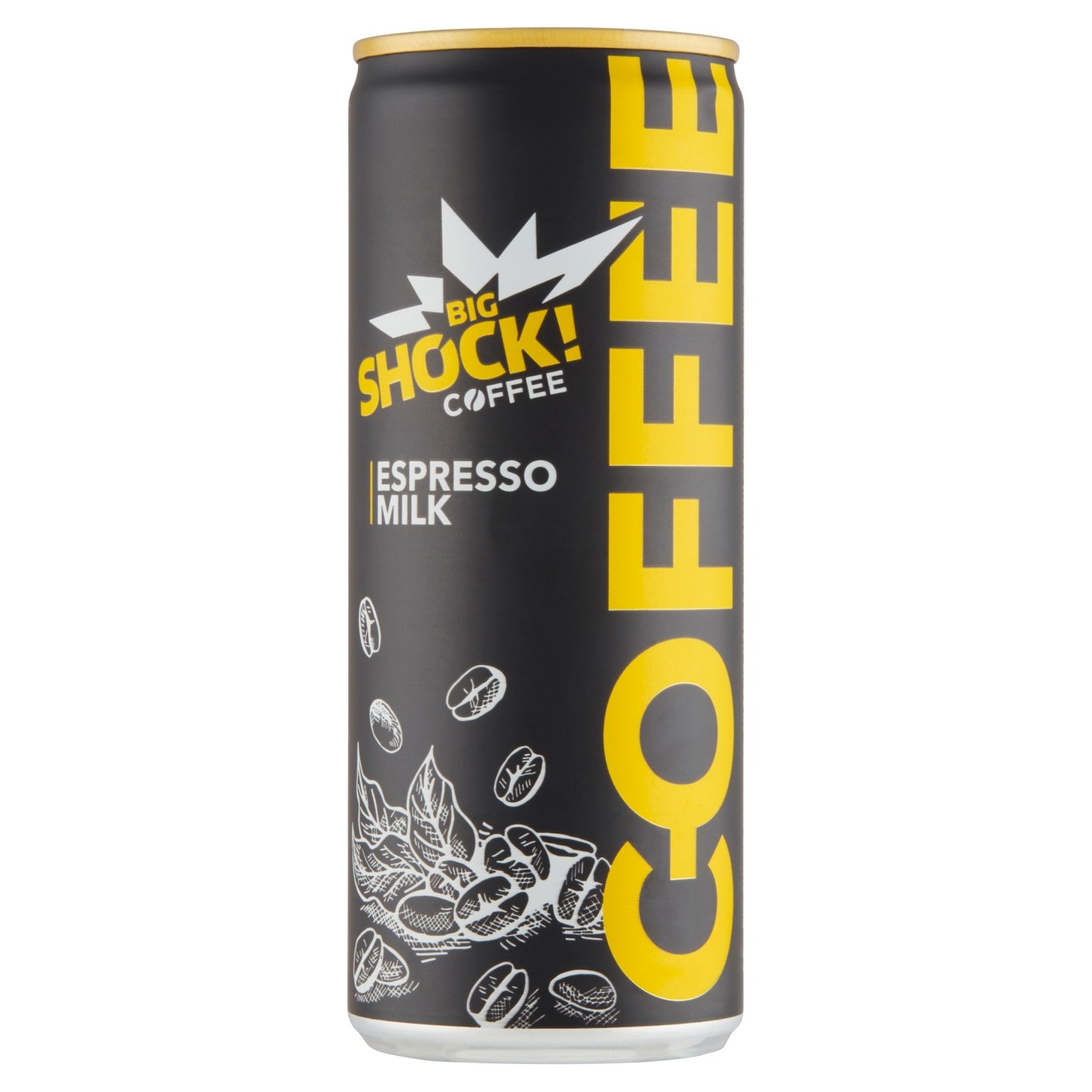 Big Shock! Coffee Espresso Milk mléčný nápoj s instantní kávou 250ml | BILLA e-shop