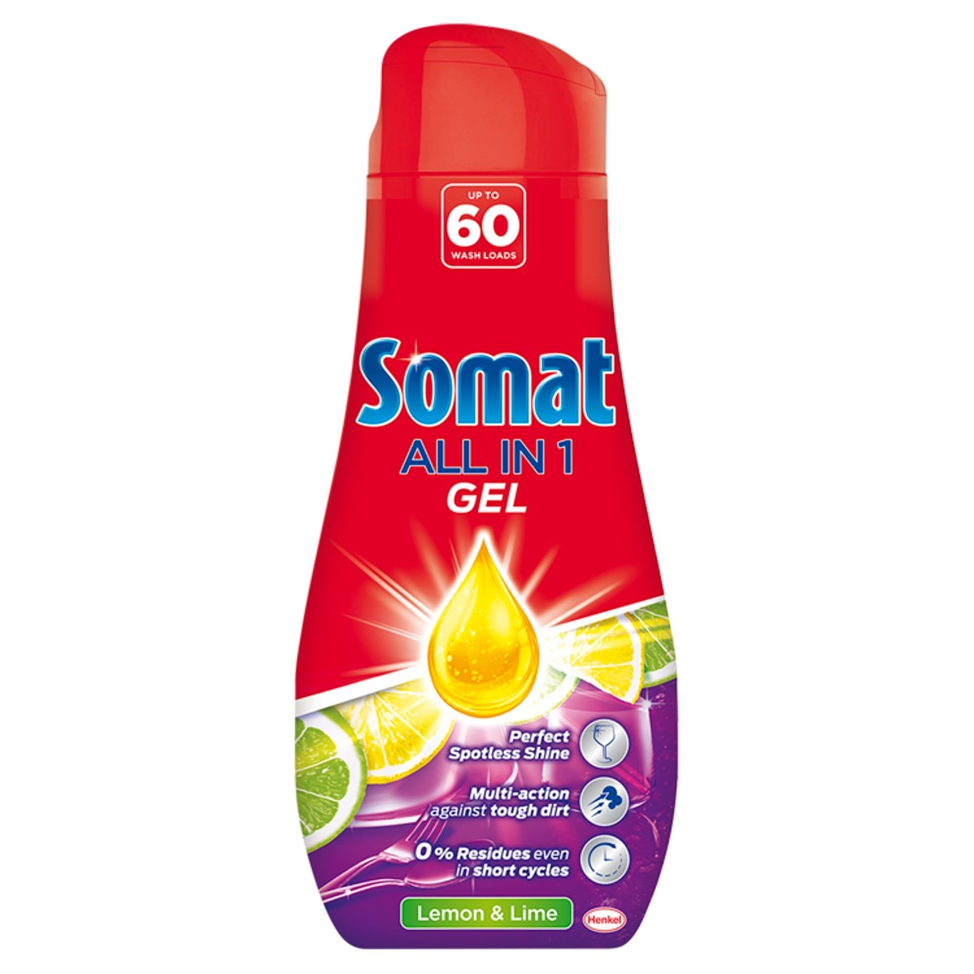 Somat All in 1 Gel Lemon do myčky 1080 ml (60 dávek) | BILLA e-shop