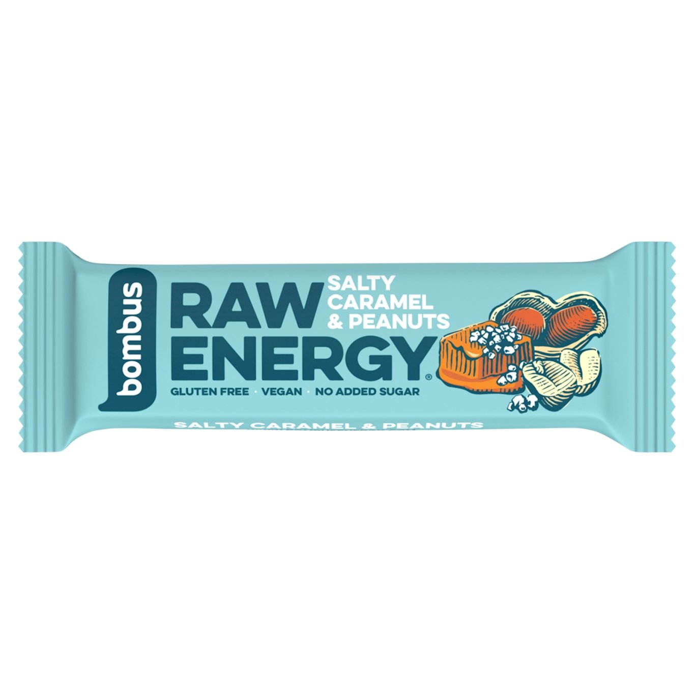 bombus Raw Energy Salty Caramel & Peanuts 50g | BILLA e-shop