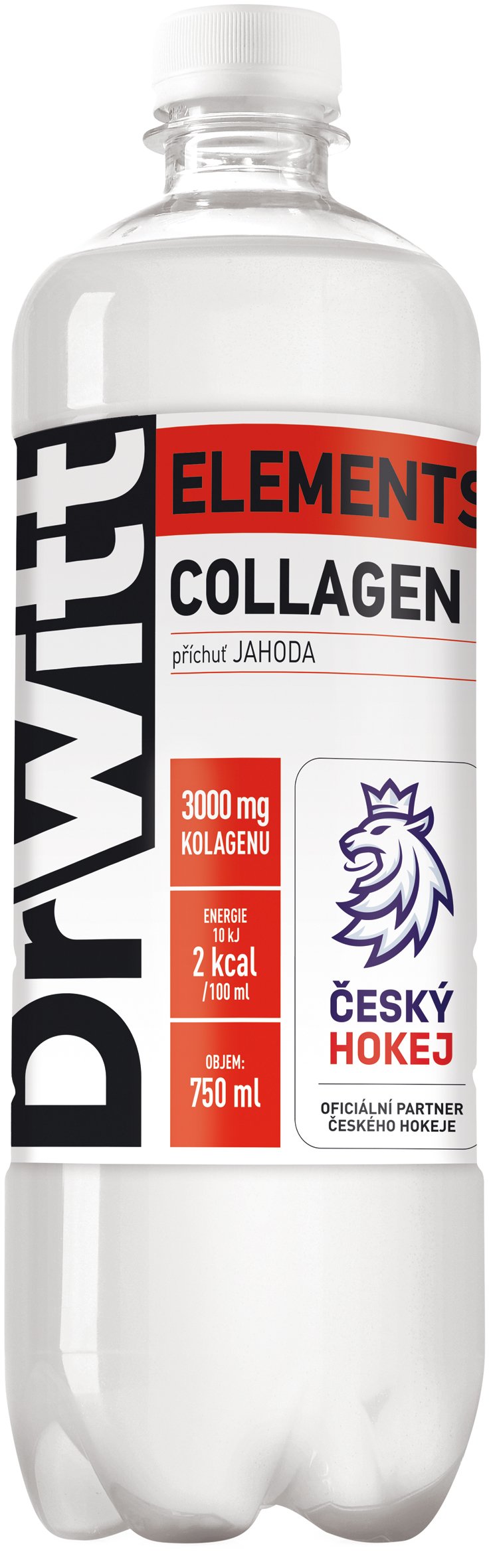 DrWitt Elements Collagen příchuť jahoda 750ml | BILLA e-shop