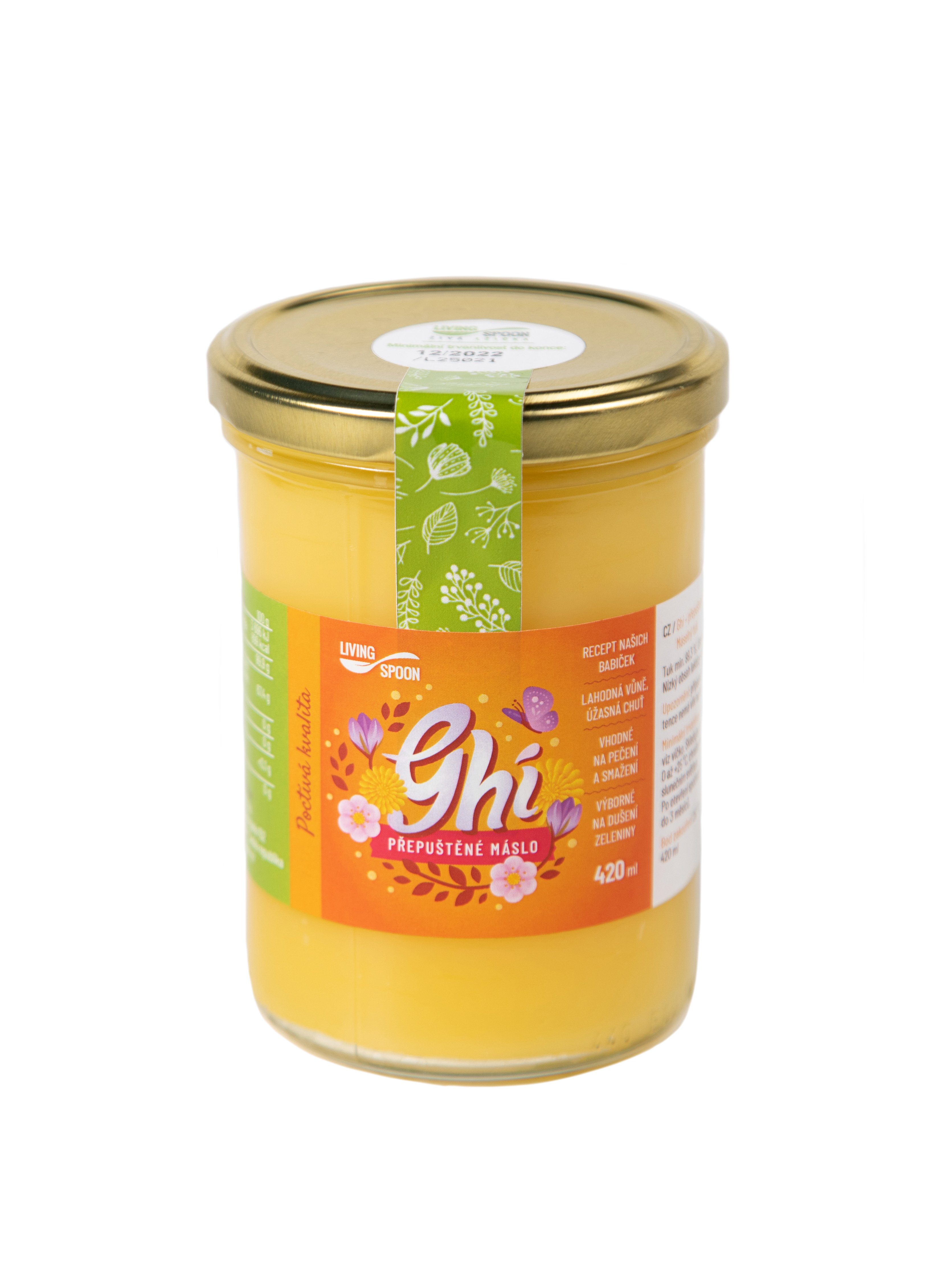 GHI - přepuštěné máslo 420 ml | BILLA e-shop