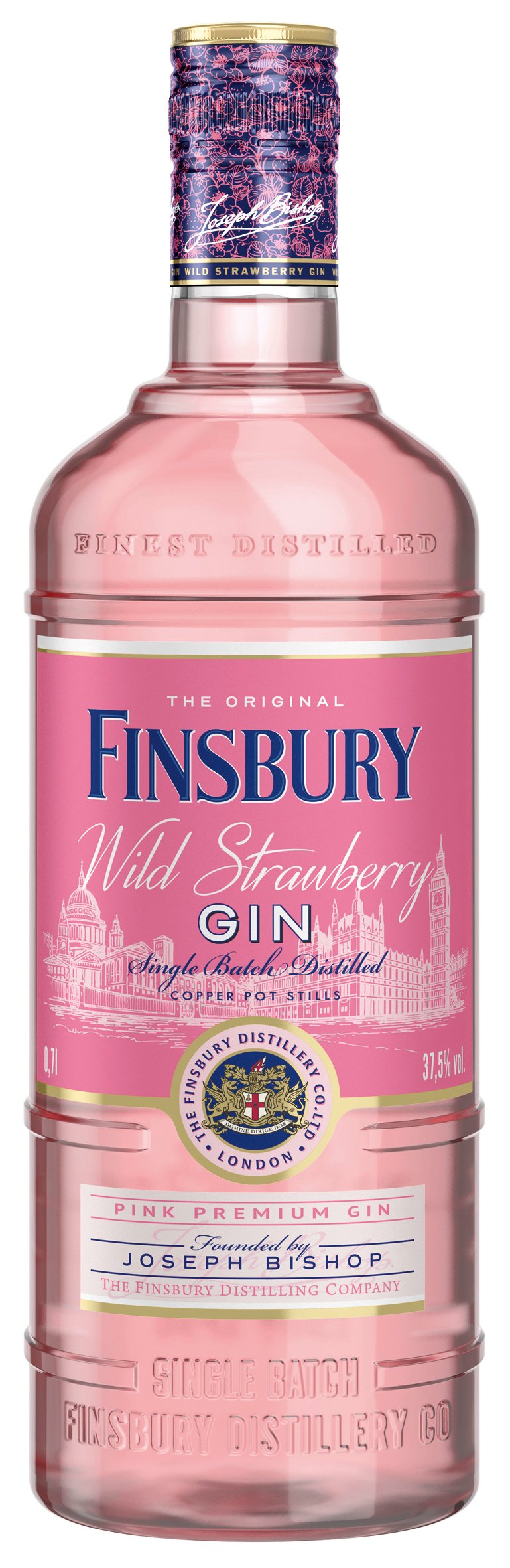 Finsbury Wild Strawberry Gin 0 7l Billa E Shop