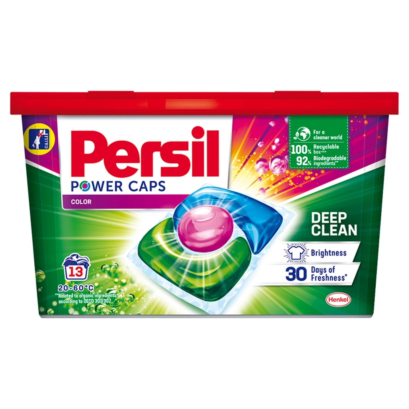 PERSIL prací kapsle Power-Caps Deep Clean Color Doypack 13 praní, 182g ...