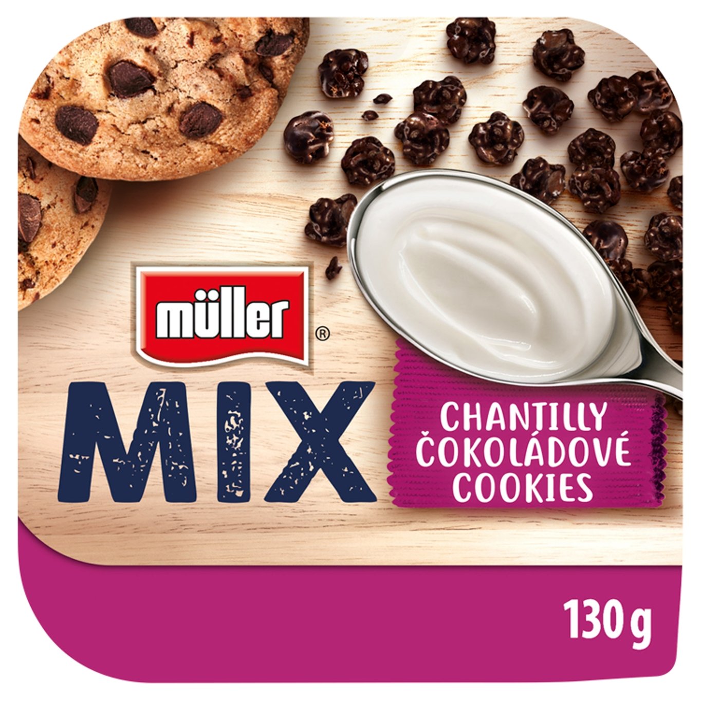 Müller Mix Chocolate Cookies jogurt 130g | BILLA e-shop