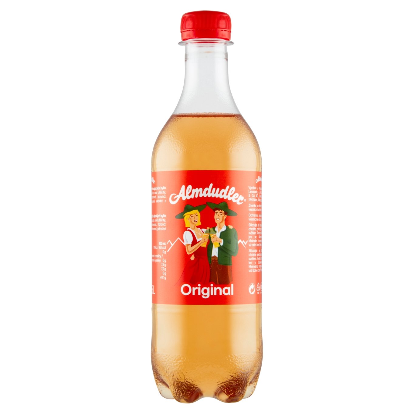 Almdudler Original limonáda s příchutí alpských bylin 0,5l | BILLA e-shop
