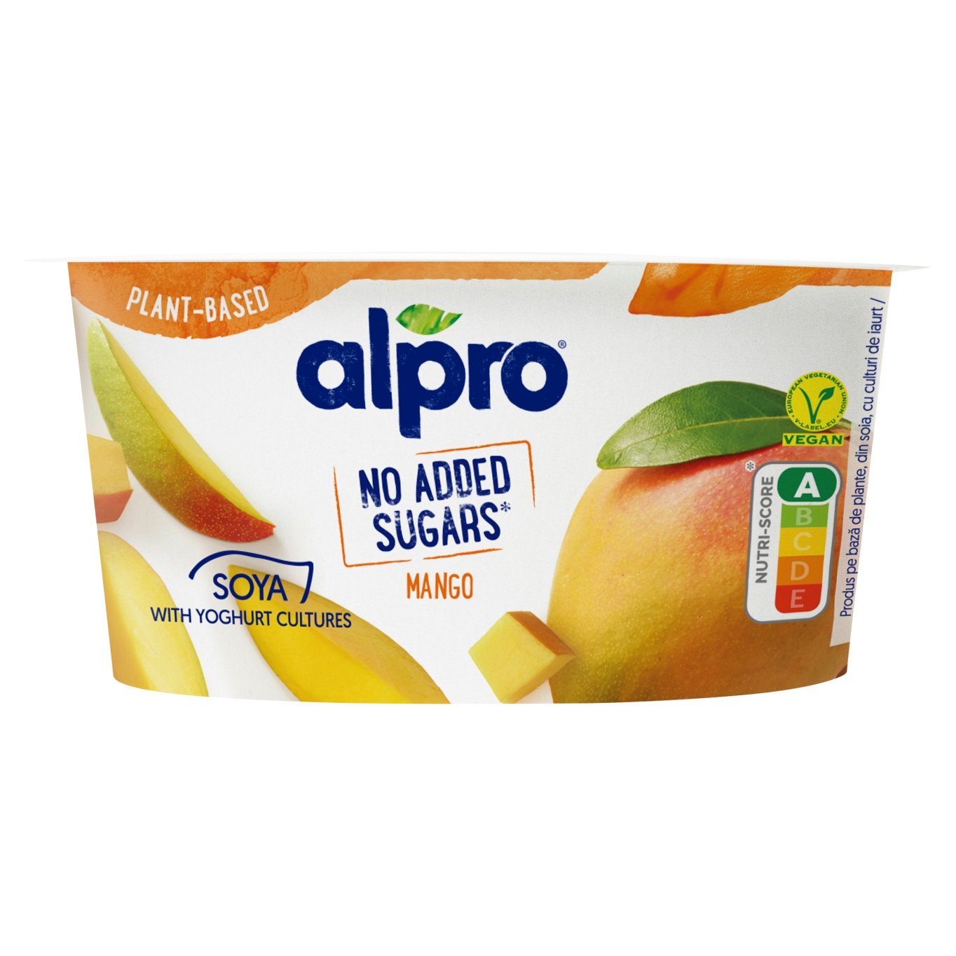 Alpro sójový fermentovaný výrobek bez přidaného cukru Mango 135g ...