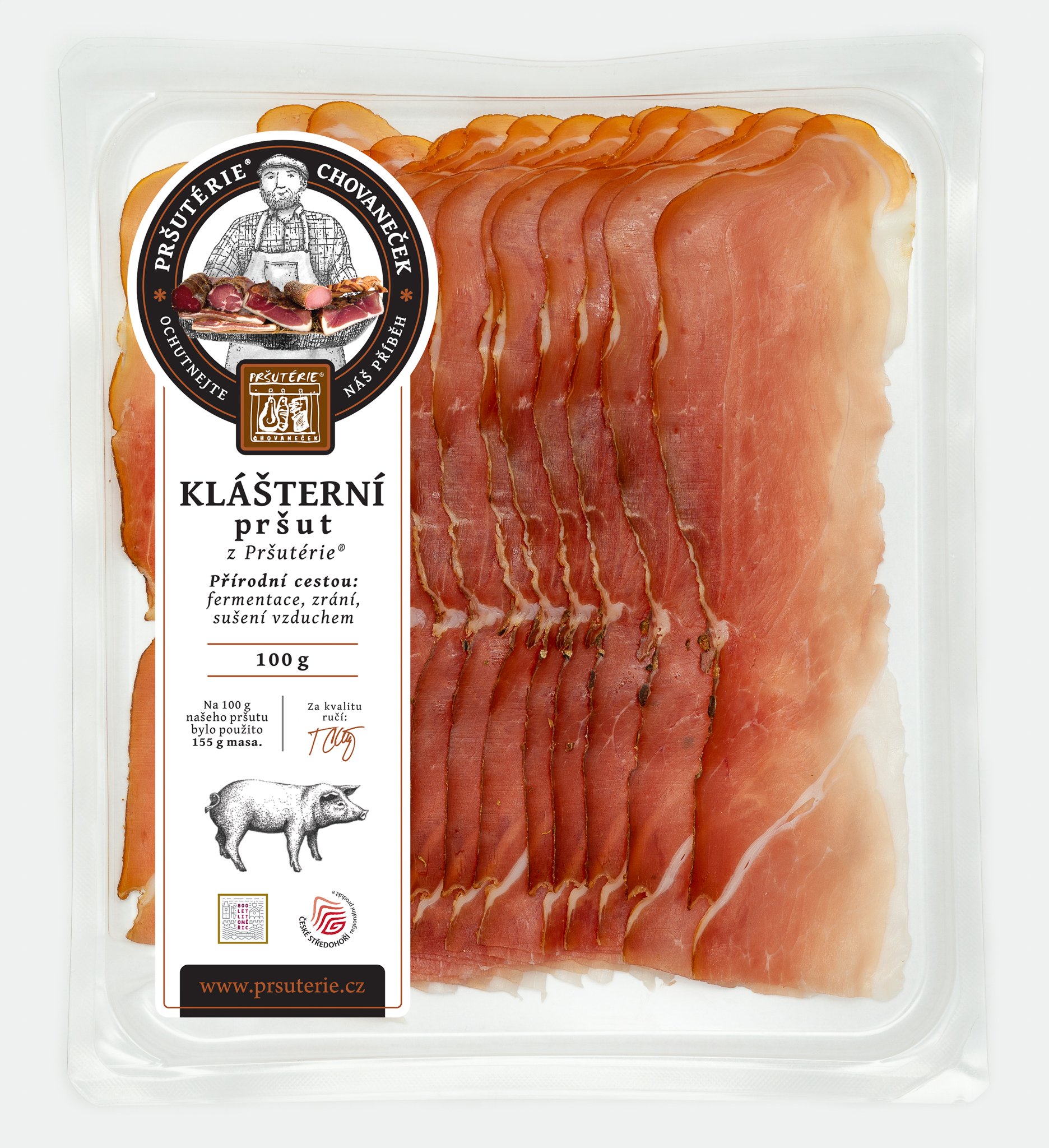 Klášterní pršut z Pršutérie 100g krájený | BILLA e-shop