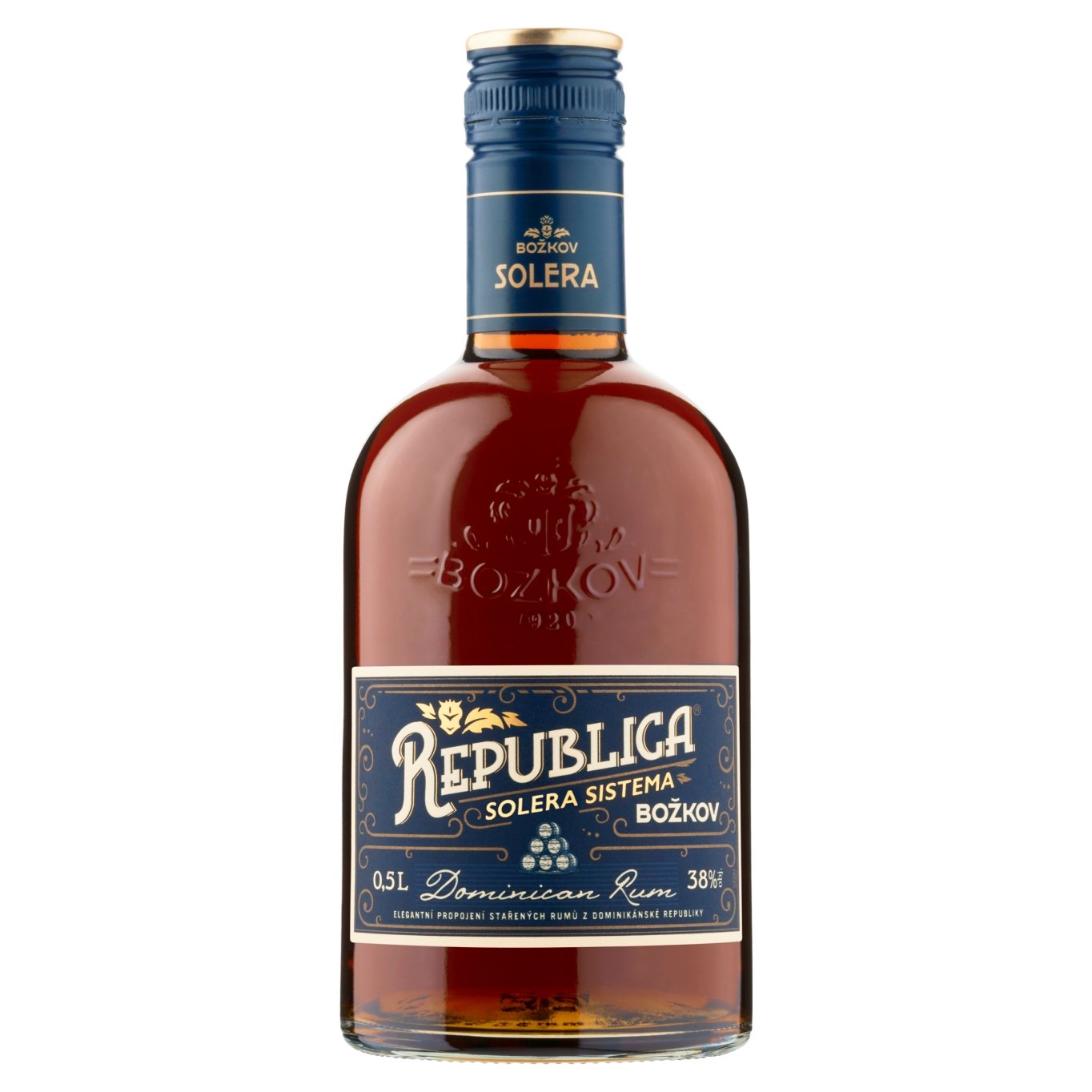 Božkov Republica Solera Sistema rum 0,5l | BILLA e-shop