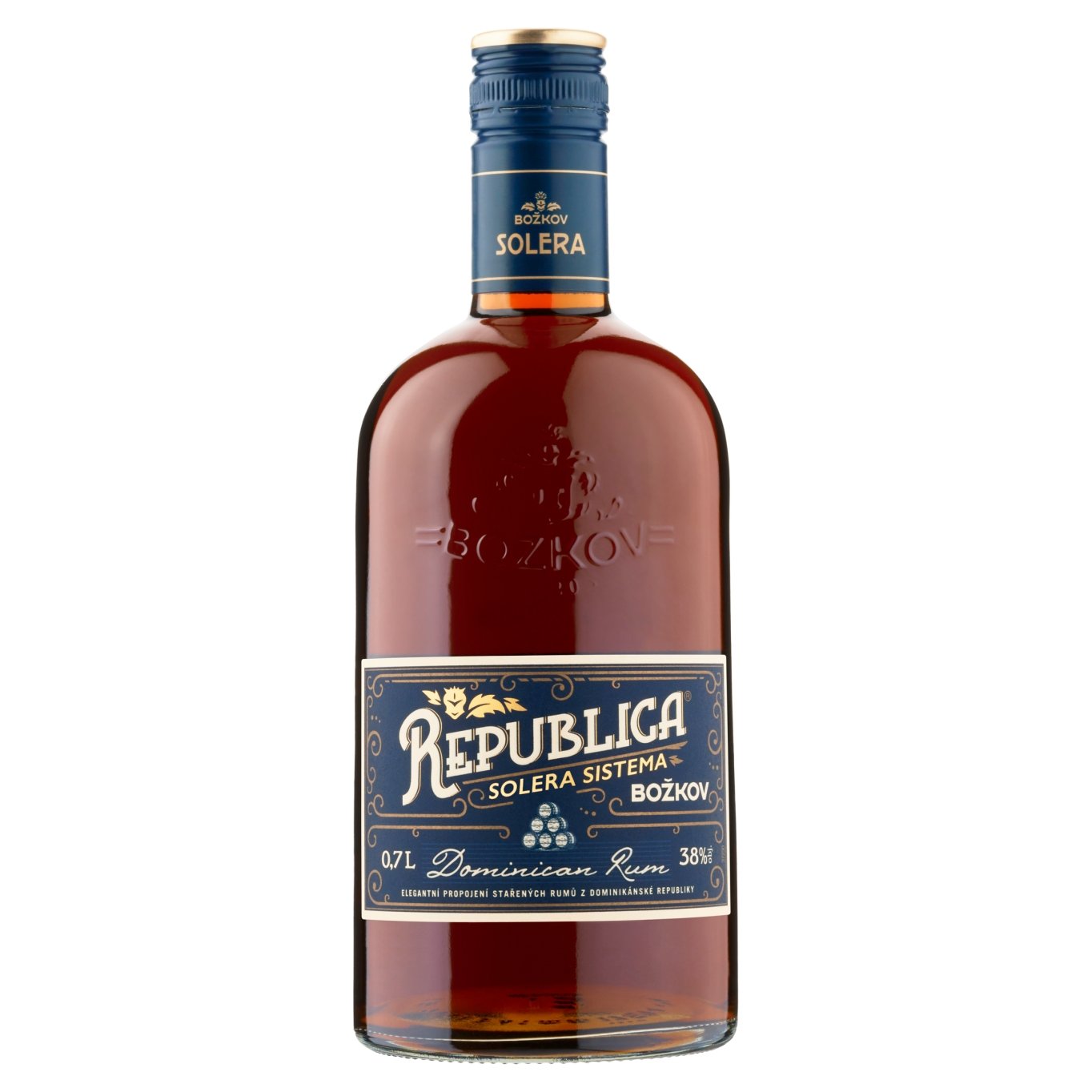 Božkov Republica Solera Sistema rum 0,7l | BILLA e-shop