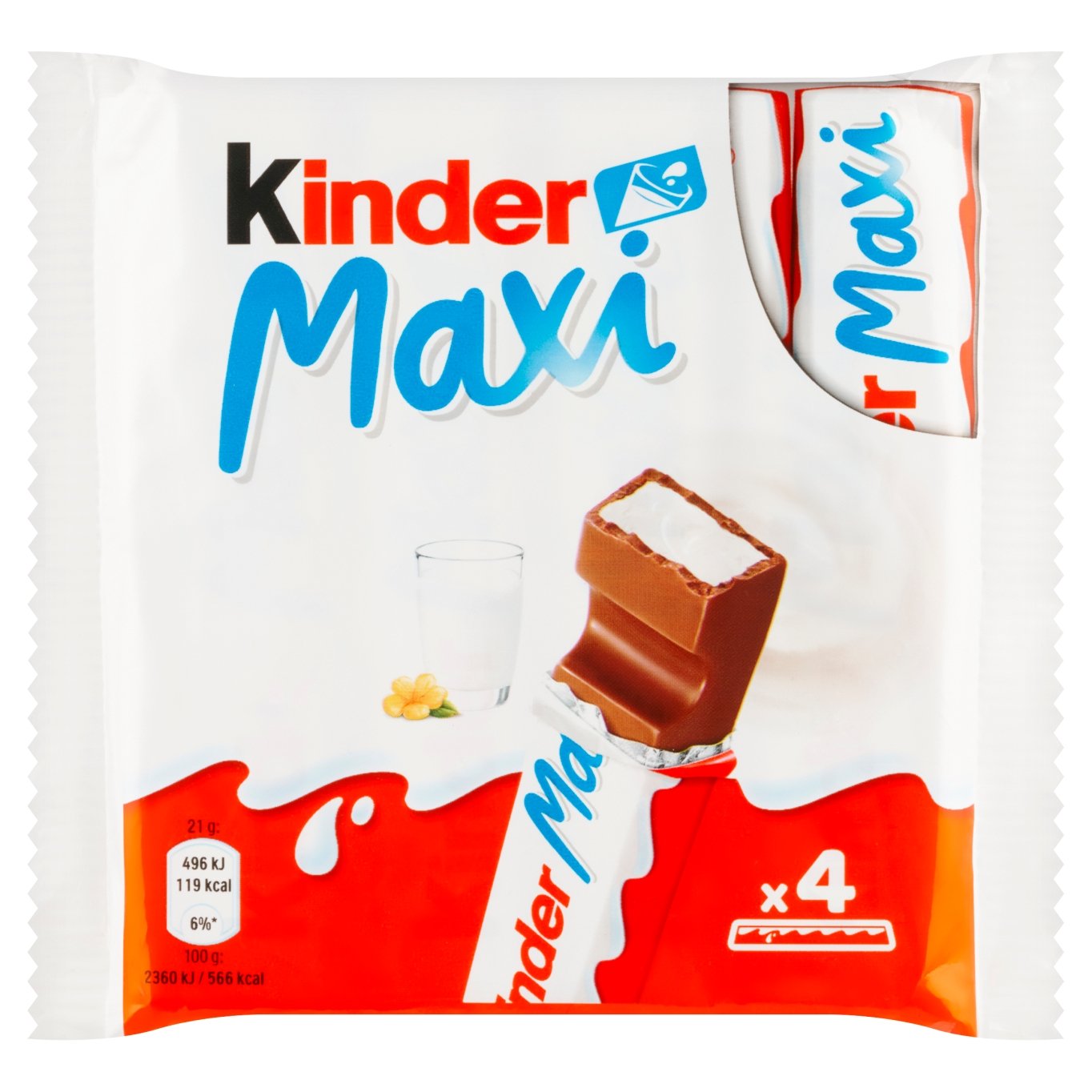 Kinder Maxi 4 ks 84g | BILLA e-shop