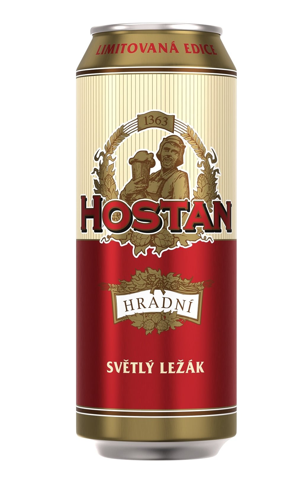Hostan Hradní světlý ležák pivo 0,5l | BILLA e-shop