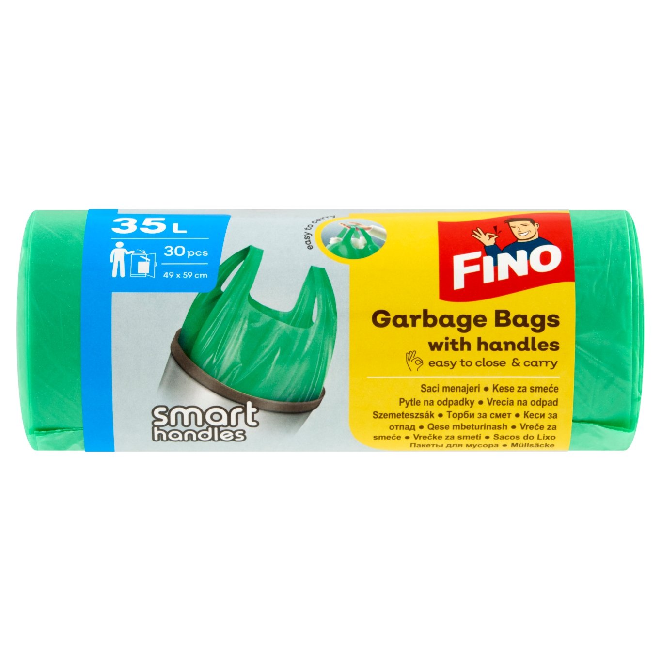 Fino Pytle na odpadky s uchy 35l 30 ks | BILLA e-shop