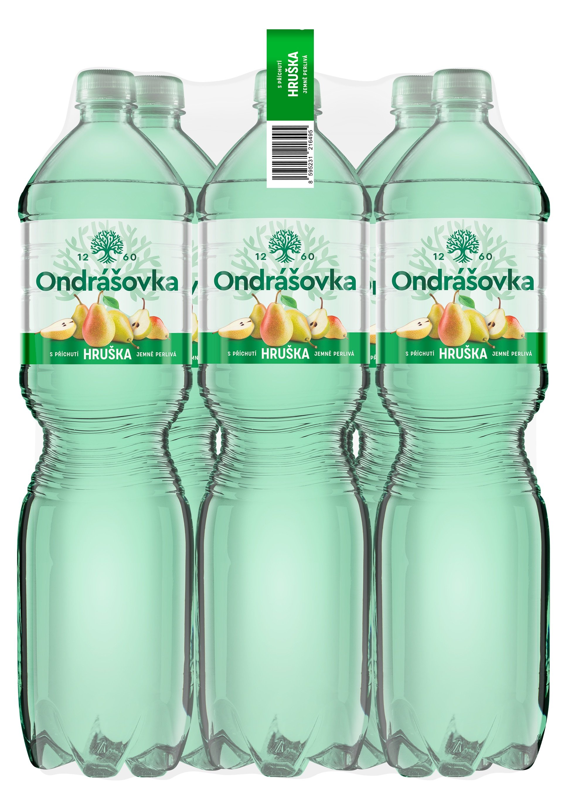 Ondrášovka Jemně perlivá s příchutí hruška 1,5l | BILLA e-shop