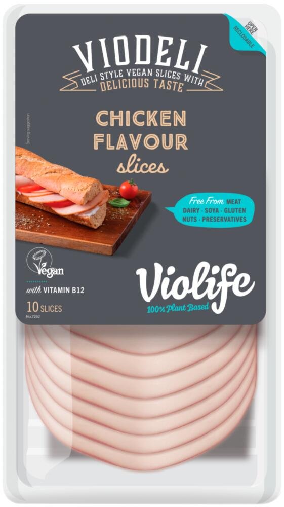 VIOLIFE Viodeli Plátky s kuřecí příchutí 100g | BILLA e-shop