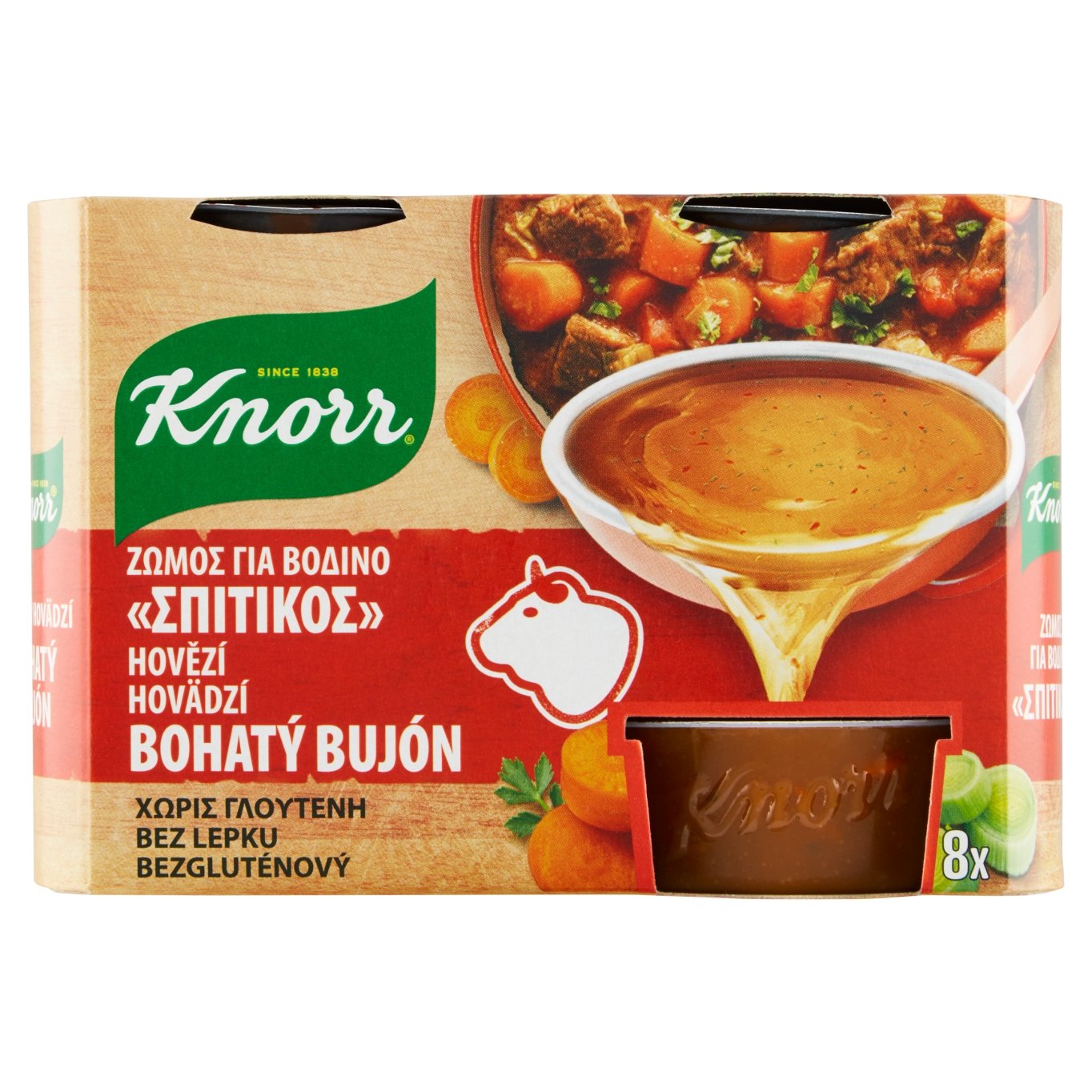 Knorr Bohatý Bujón Hovězí 8 x 28g | BILLA e-shop
